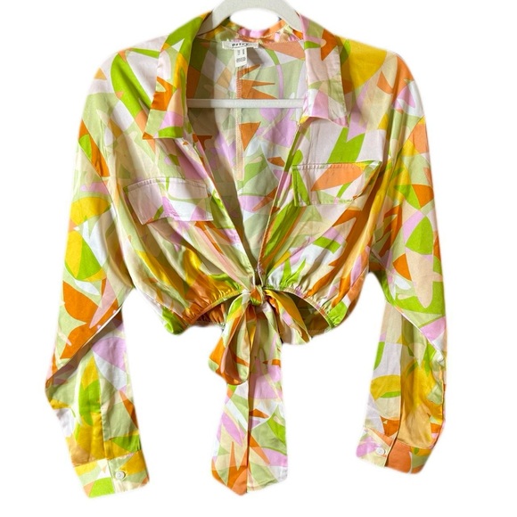 Tops | Colorful Disco Blouse | Poshmark
